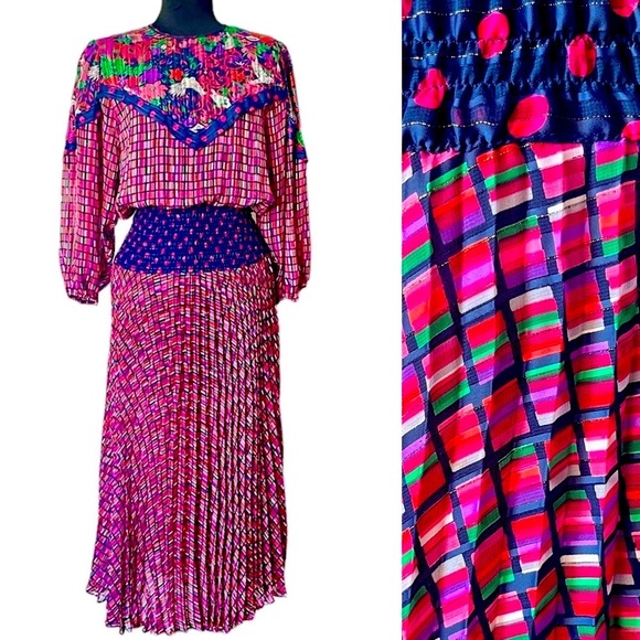Diane Freis | Dresses | Diane Freis Dress 98s Vintage Designer Dress ...